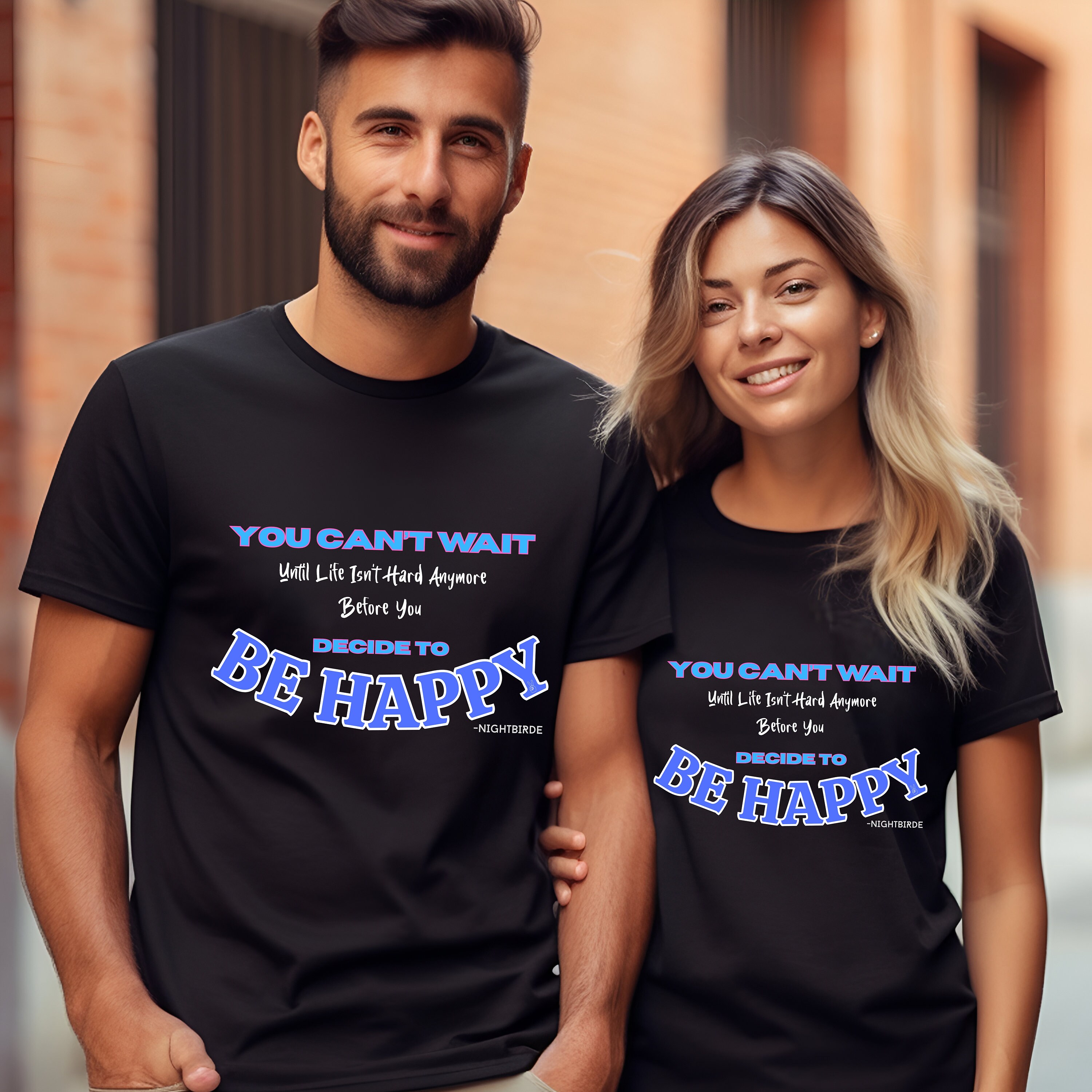 Nightbirde, Singersongwriter Tee, You Can't Wait to Be Happy, Soft BE ...