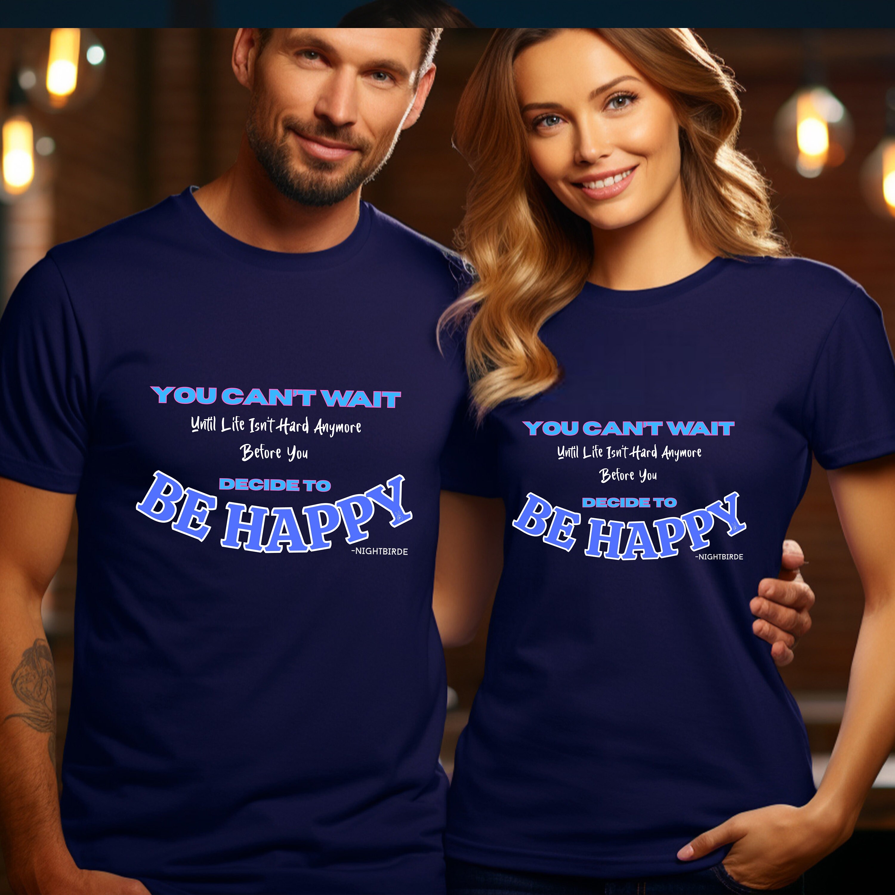 Nightbirde, Singersongwriter Tee, You Can't Wait to Be Happy, Soft BE ...