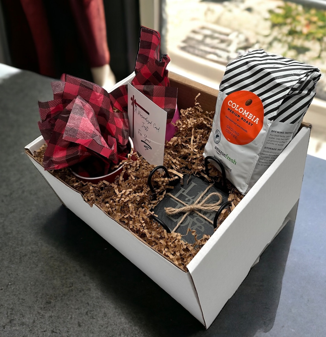 Personalized Coffee Gift Box for Women Coffee Mug Gift Box for Men ...
