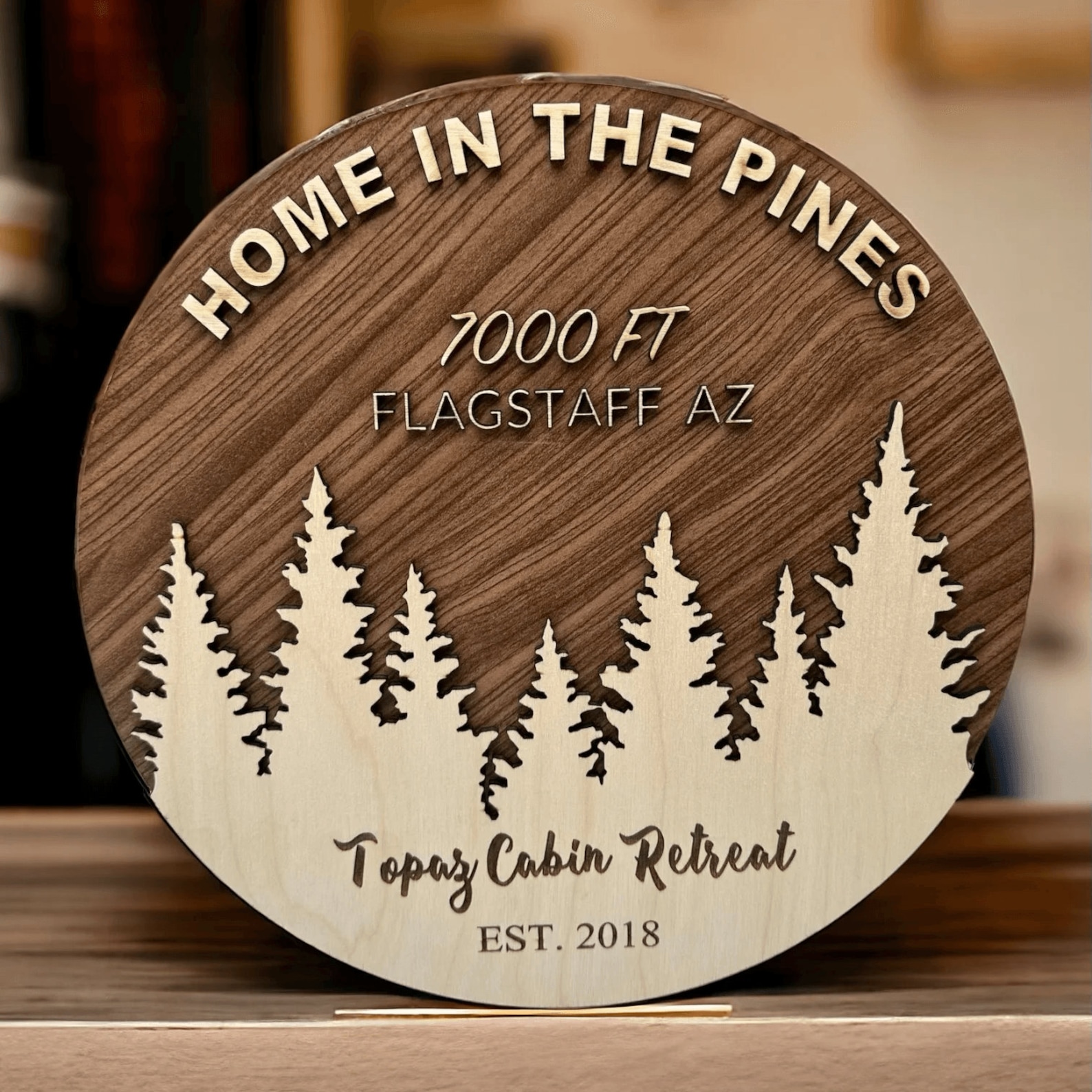 Home Decor Custom Name Sign Personalized Gift for Family Wood Sign Wall ...