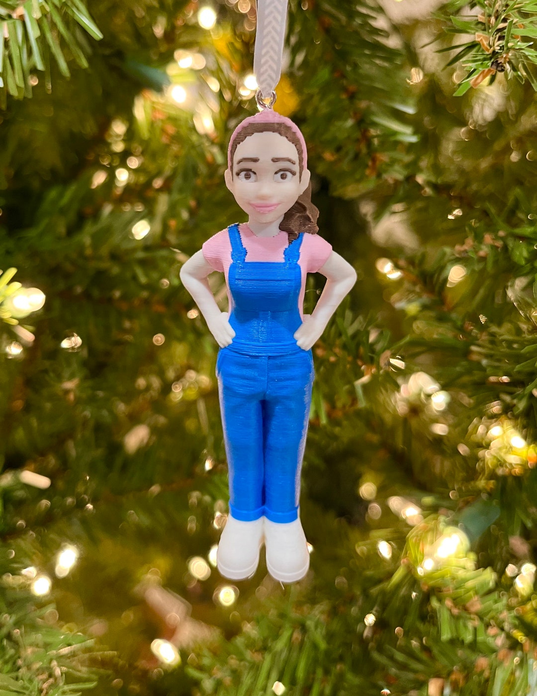 Ms Rachel Christmas Ornament Plastic 3.5 in Tall Miss Rachel Ornament ...