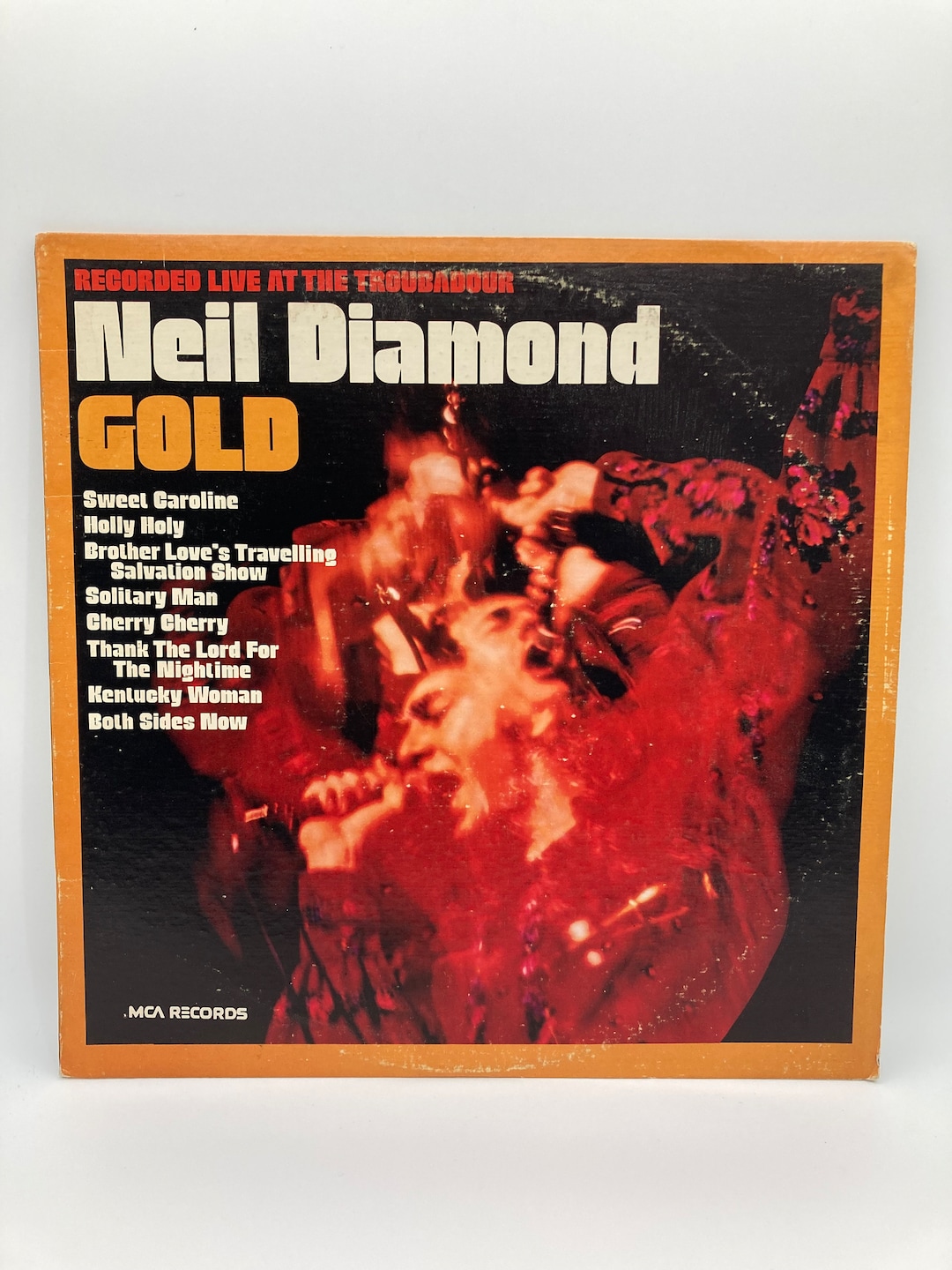 Neil Diamond Gold Vintage Vinyl Record Album Recorded Live at the ...