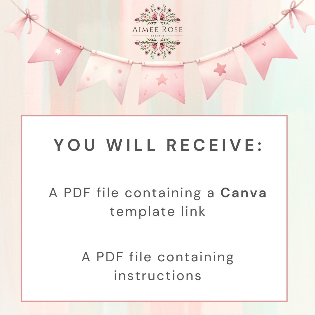 Editable Welcome to the World Birth Announcement Template Newborn Baby ...