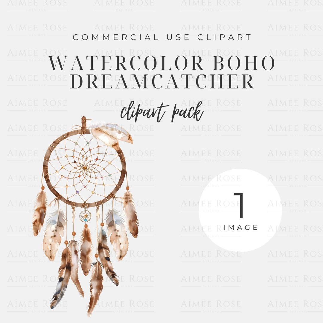 Boho Dreamcatcher Clipart - Dream Catcher PNG, High-resolution Digital ...