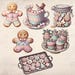 Shabby Chic Christmas Clipart Pack - 24 High-quality Pngs - Vintage ...