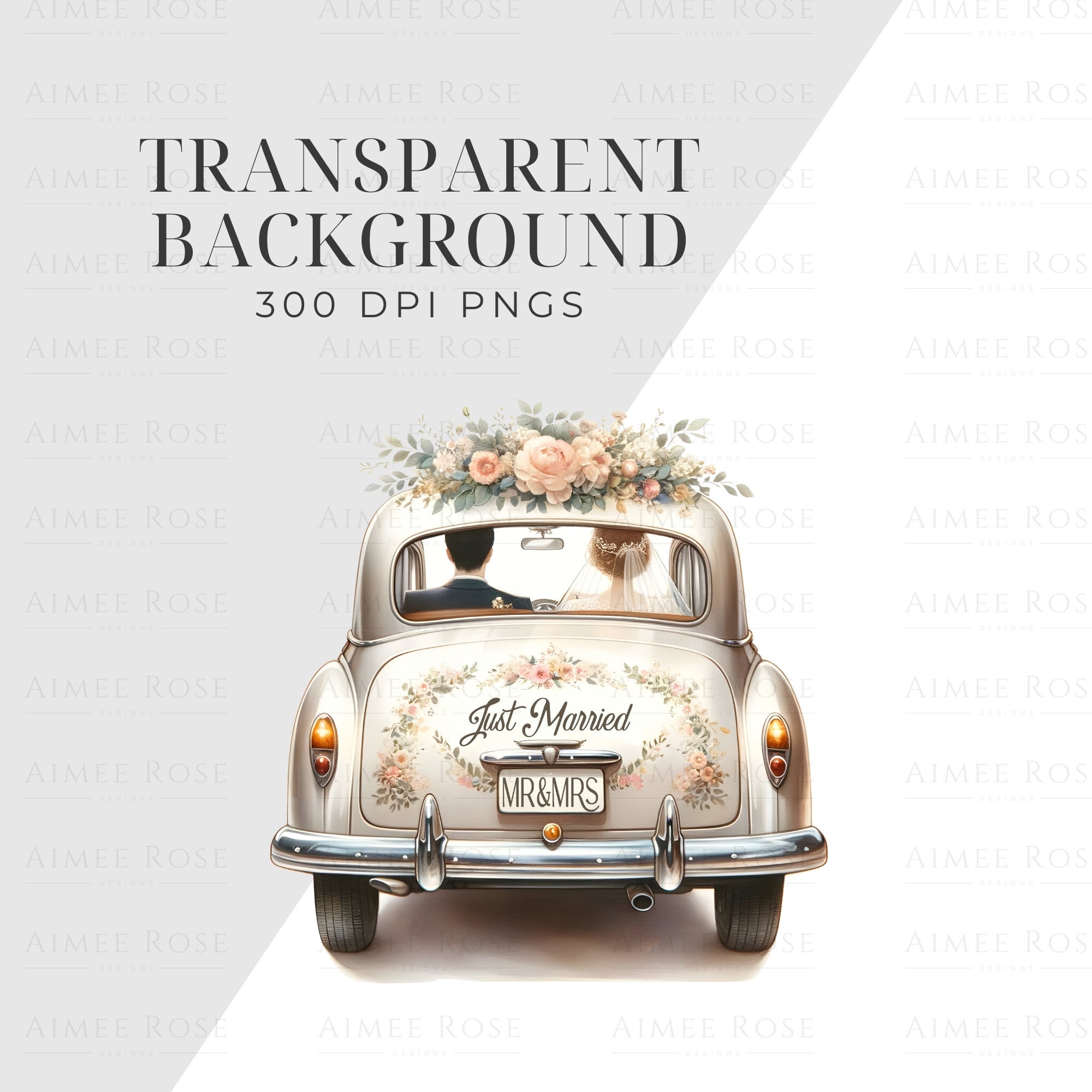 28 Wedding PNG Clipart Shabby Chic Style Vintage Floral Invitations ...