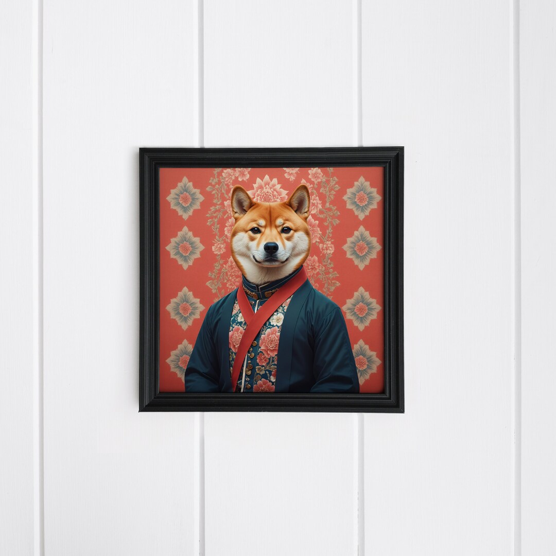 Shiba Digital Artwork Shiba Illustration Shiba Art Ready for Instant ...
