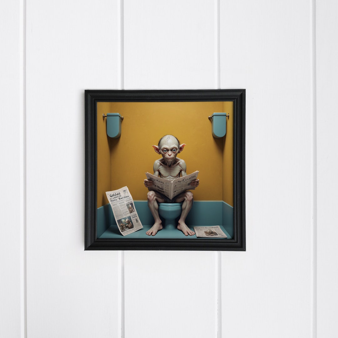 Gollum Digital Artwork Gollum Illustration Gollum Art Ready for Instant ...