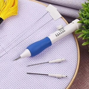 Punch Needle Set 3 Adjustable Needles Pen Beginner Punch Knitting ...