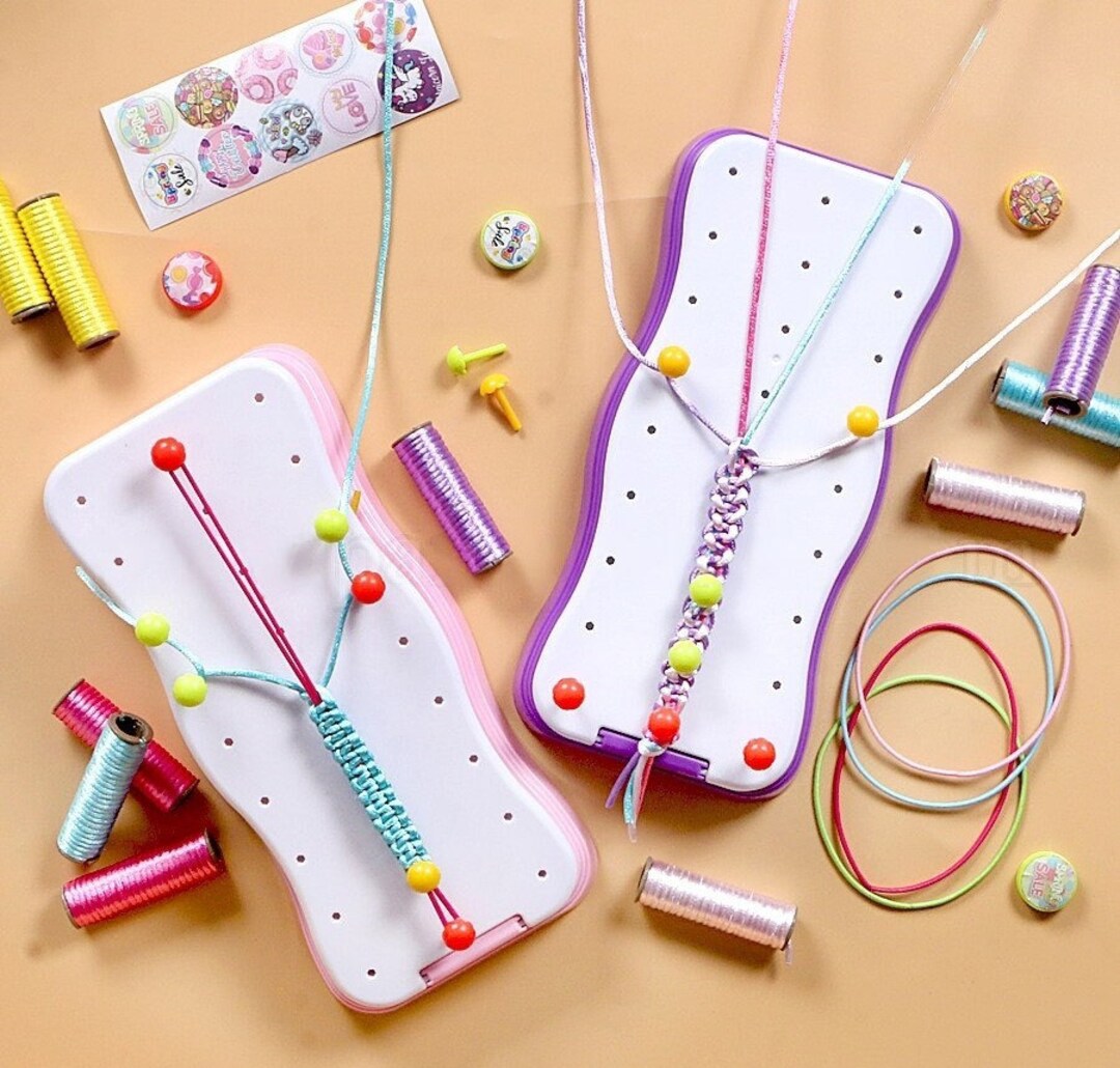 Friendship Bracelet Kit for Kids Diy Making Macrame Bracelet Kit DIY ...