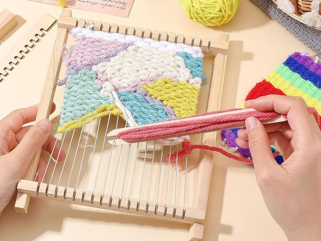 Loom Kit Homeschool Craft Project Kids Weaving Looming Kit Starter ...