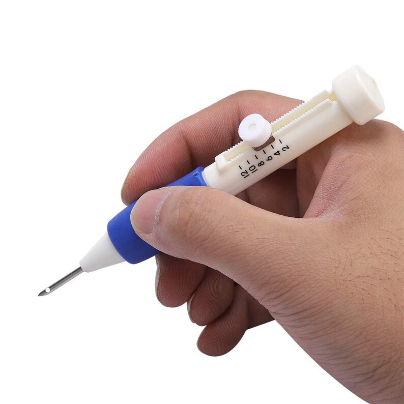 Punch Needle Set 3 Adjustable Needles Pen Beginner Punch Knitting ...