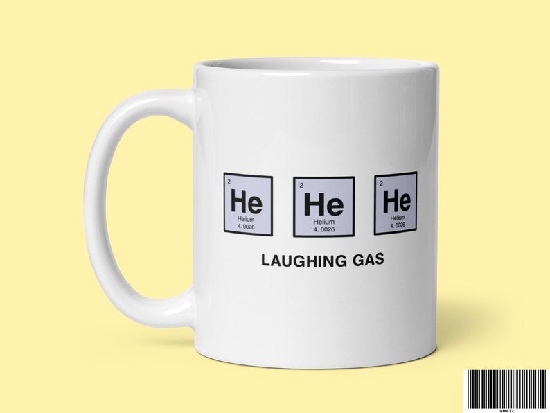 Chemistry Coffee Mug: Funny Helium Laughing Gas Gift - Etsy
