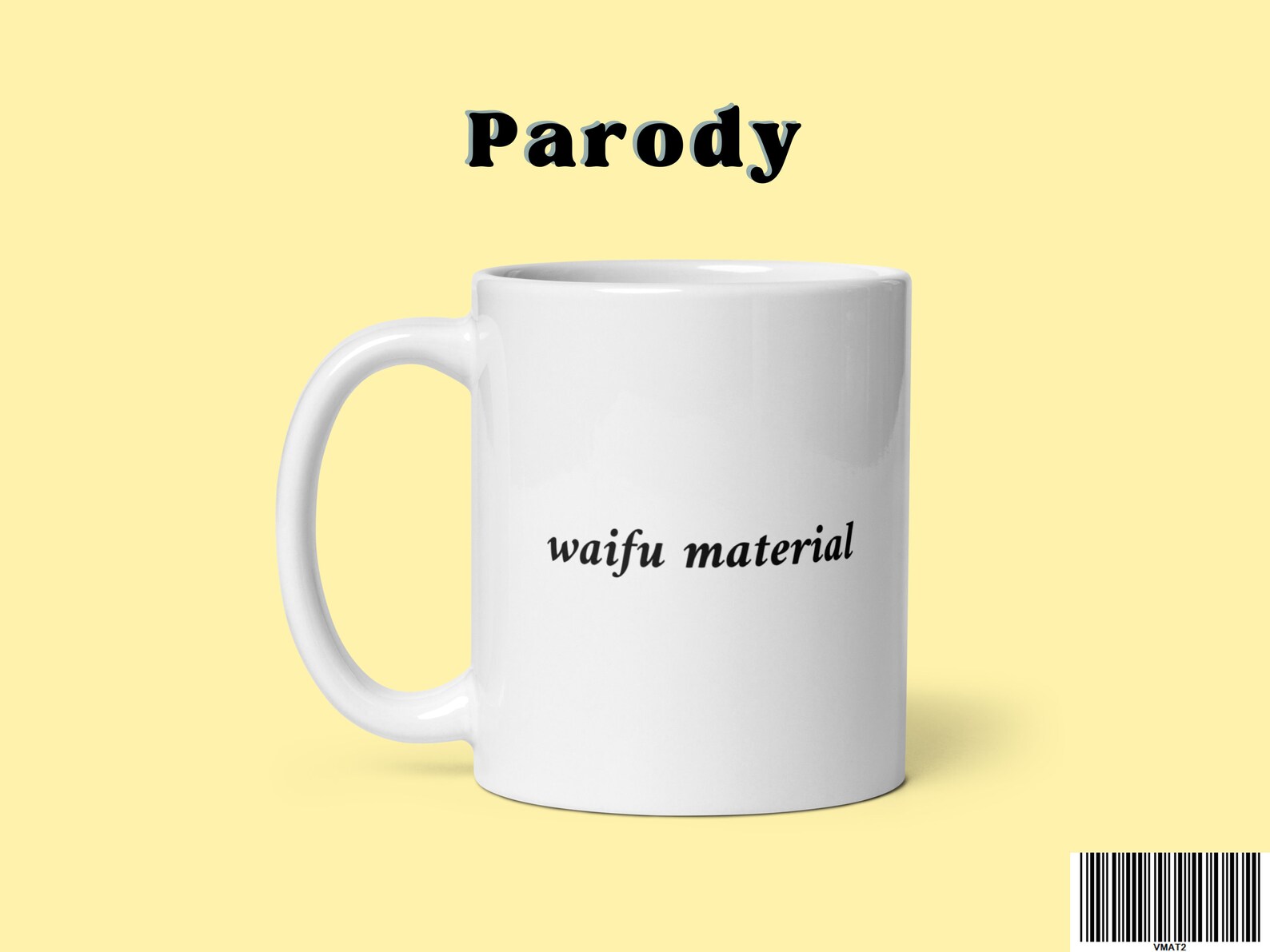 Waifu Material Coffee Mug - Anime Otaku Gift - Etsy