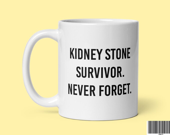 Kidney Stone Mug Get Well Gift It Didn't Pass Funny Kidney Present - Etsy