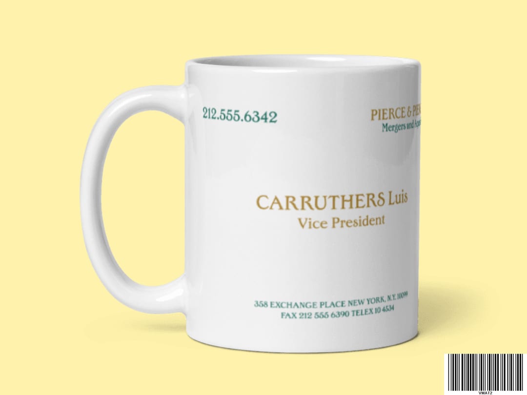 Luis Carruthers' Name Card Mug Design | Movie Mug | Pop Culture Mugs ...