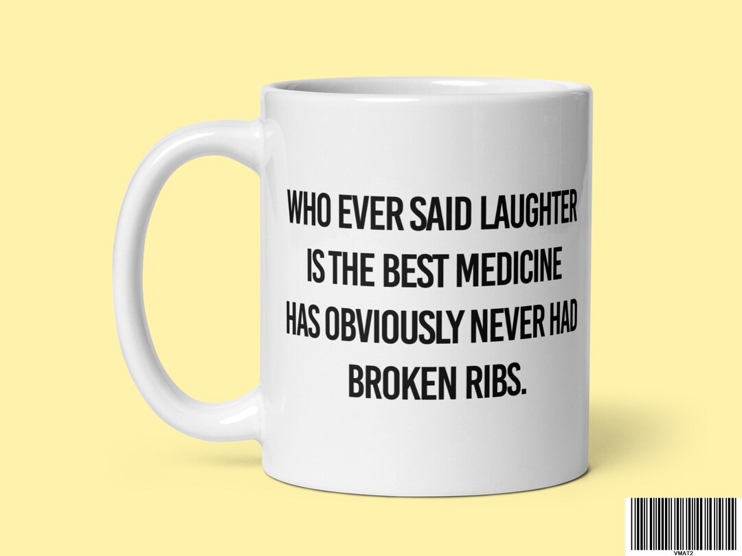 Funny Broken Ribs Coffee Mug: Get Well Gift - Etsy