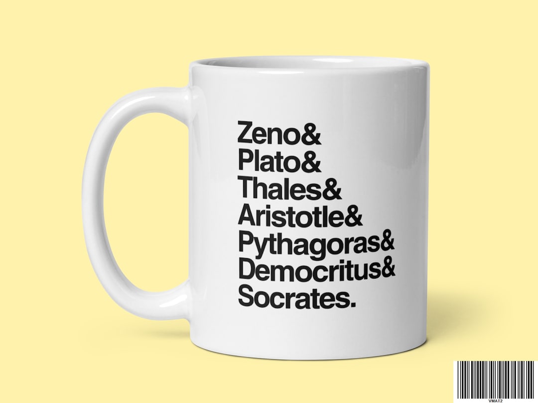 Greek Philosophers Coffee Mug, Ancient Greece, Funny Mediterranean ...