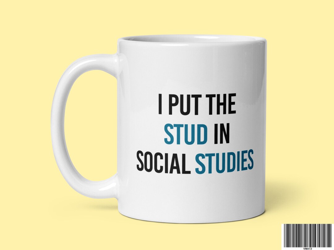 History Teacher & Social Studies Coffee Mug, Funny History and Social ...
