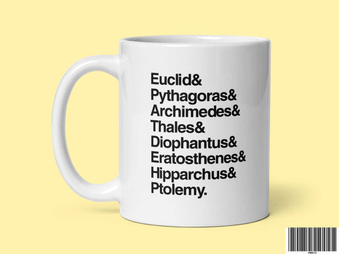 Greek Mathematician Coffee Mug, Ancient Greece, Funny Maths ...