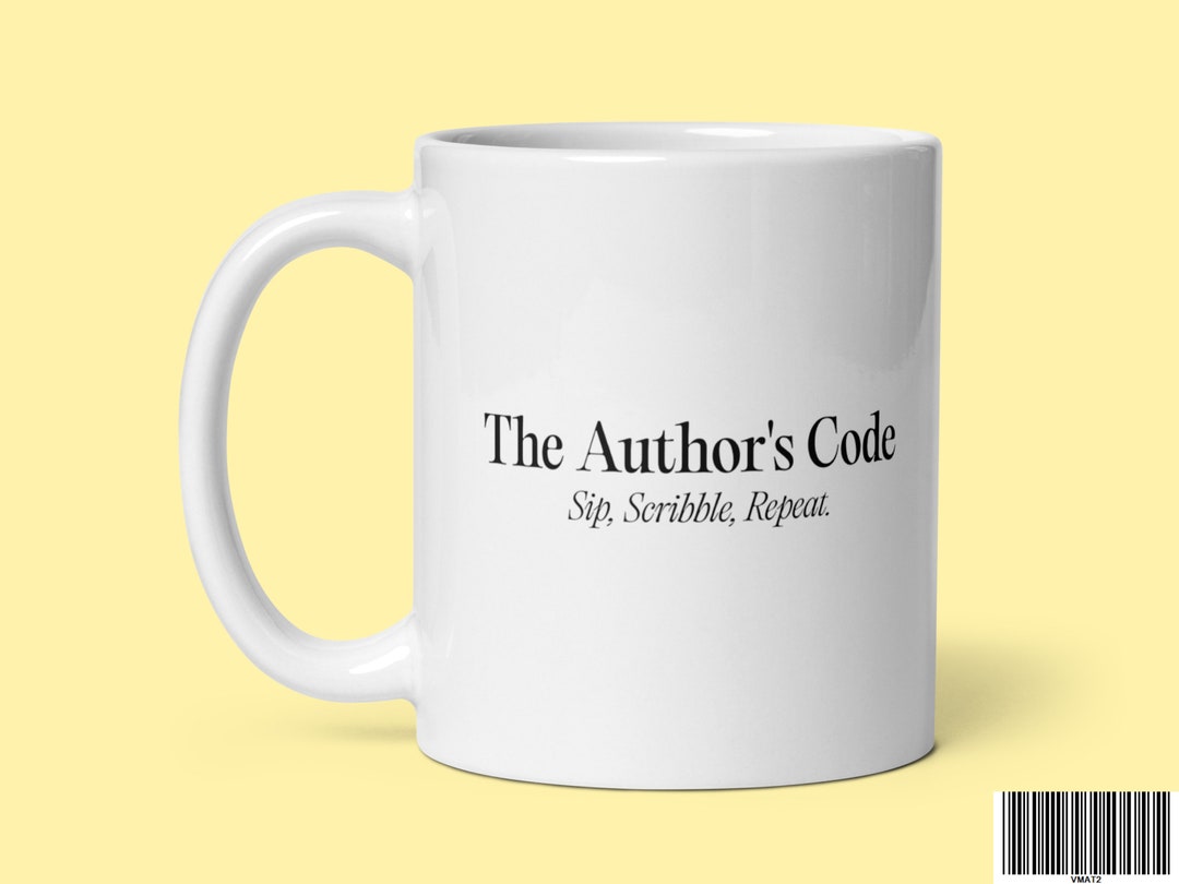 Author's Code Coffee Mug: Writer Gift, Double-sided Print - Etsy