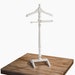 Minimalist Valet Stand Walnut, Walnut Valet Stand, Modern Dumb Butler ...