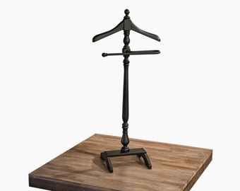 Minimalist Valet Stand Oaken, Oak Valet Stand, Modern Dumb Butler, Coat ...