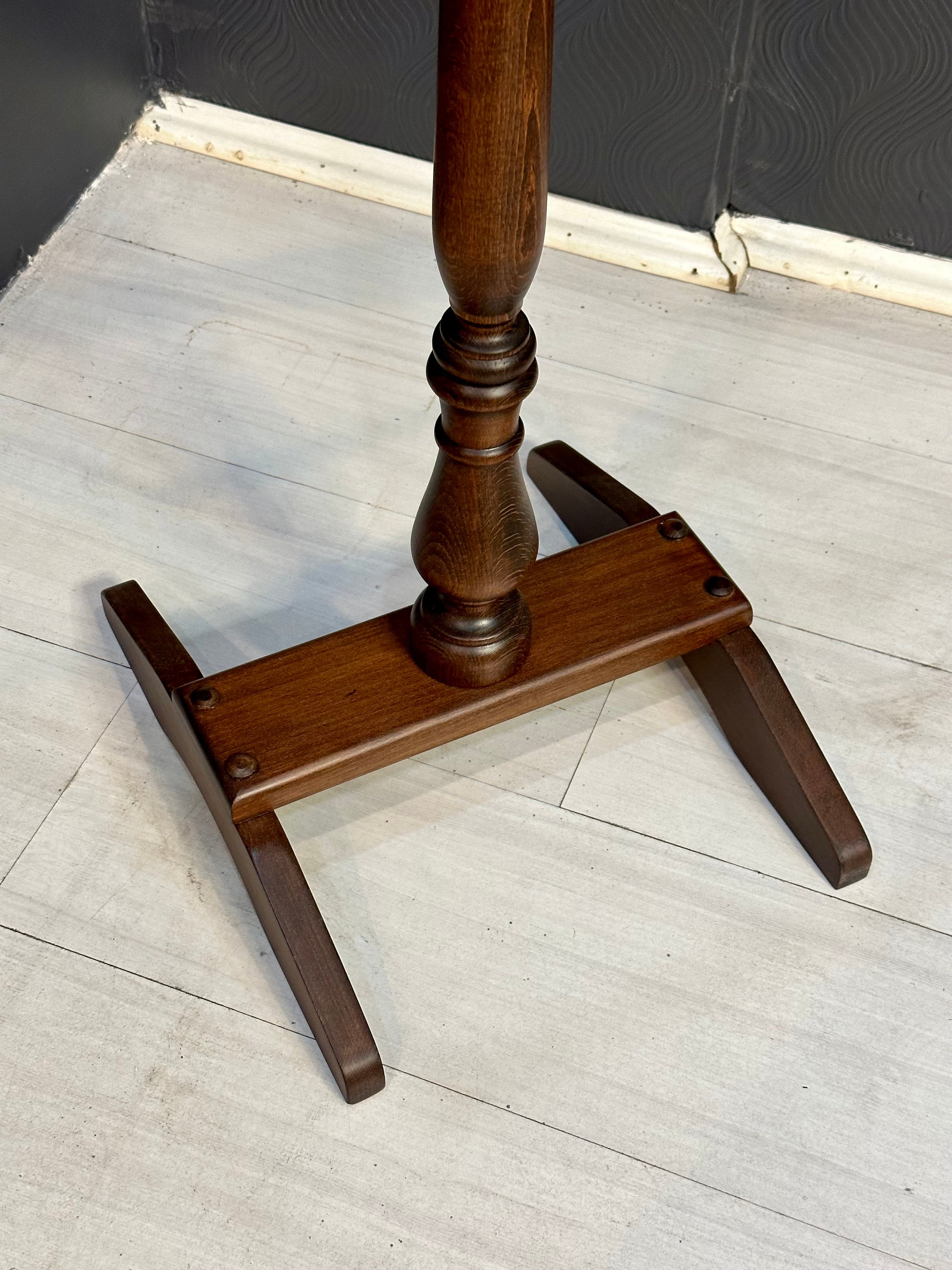 Minimalist Valet Stand Walnut, Walnut Valet Stand, Modern Dumb Butler ...