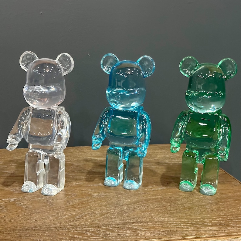 Resin Bearbrick Statue Bear Ornament Pop Art Sculpture Pop Art Design ...