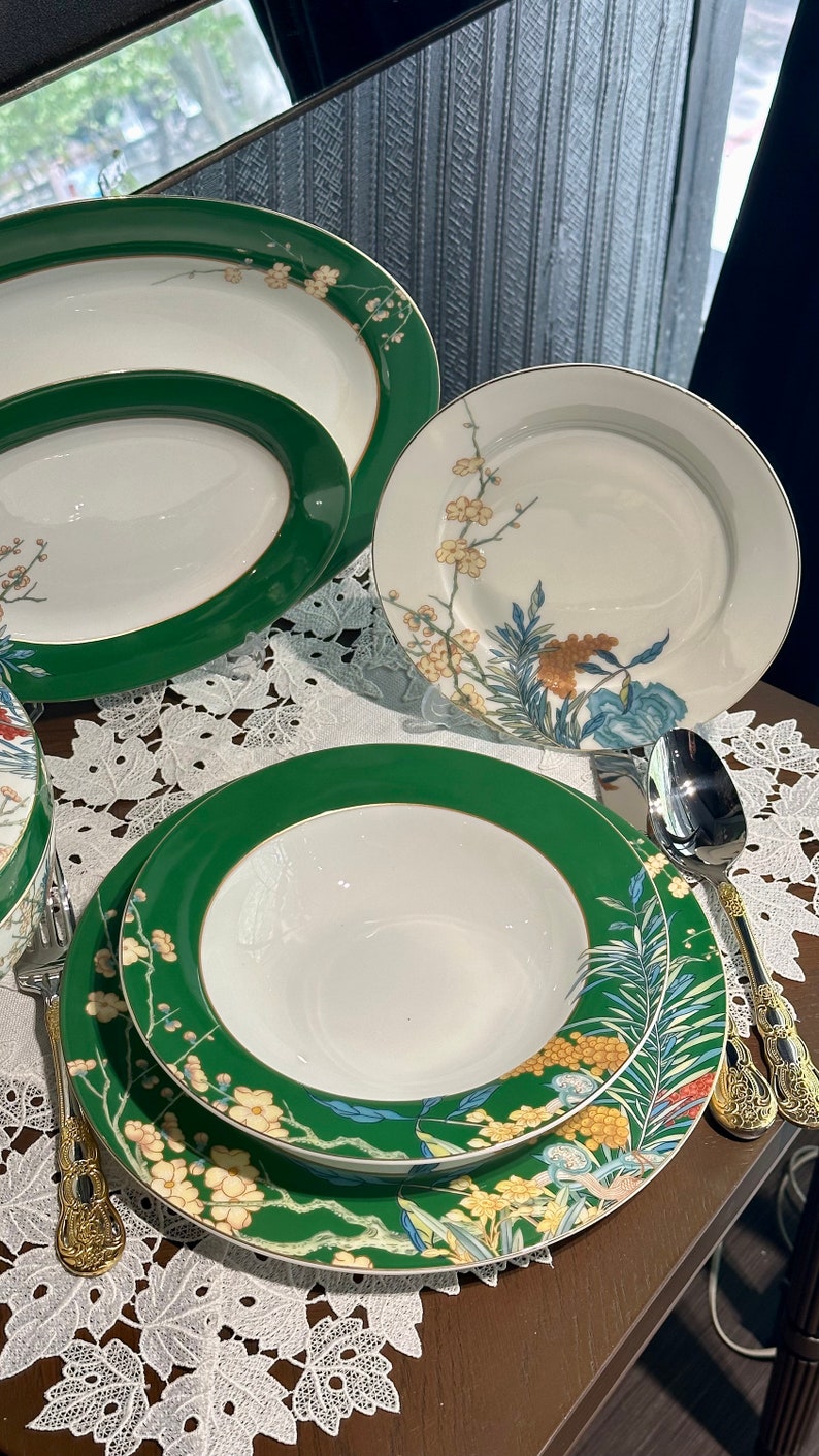 Green Nature 28pieces 6 Person Dinnerwareset, Dinnerware Set 28 Piece ...