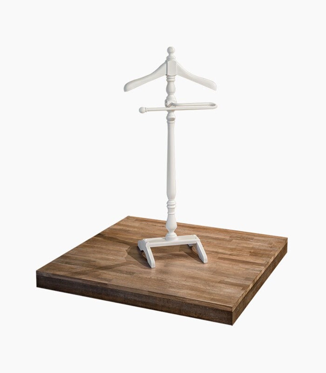 Minimalist Valet Stand White, White Valet Stand, Modern Dumb Butler ...