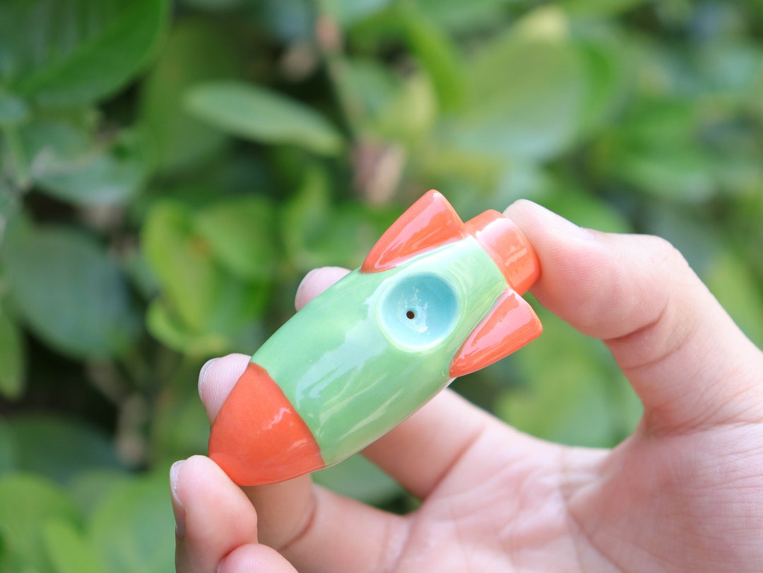 Rocket Ceramic Pipes,cartoon Rocket Pipe,cute Hand Pipes,hand Pipe ...