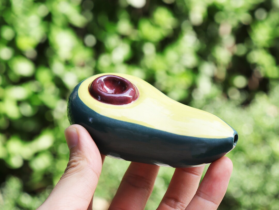 Avocado Ceramic Pipes,cartoon Avocado Pipe,cute Hand Pipes,hand Pipe 42 ...