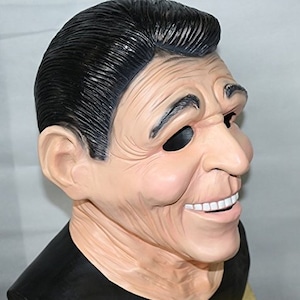Ronald Reagan Latex Mask Cartoon Style Point Break President - Etsy