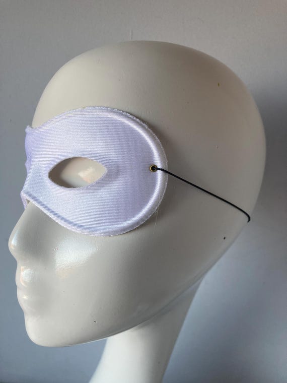 Plain White Masquerade Mask Eye Masquerade Mask Unise… - Gem