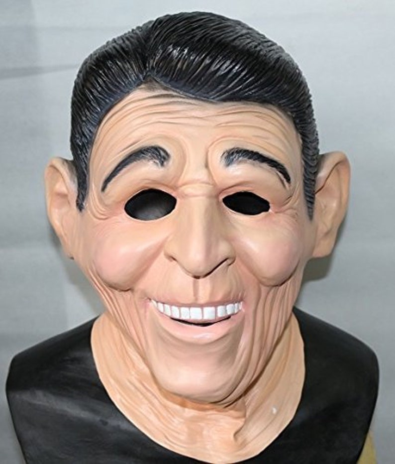 Ronald Reagan Latex Mask Cartoon Style Point Break President - Etsy