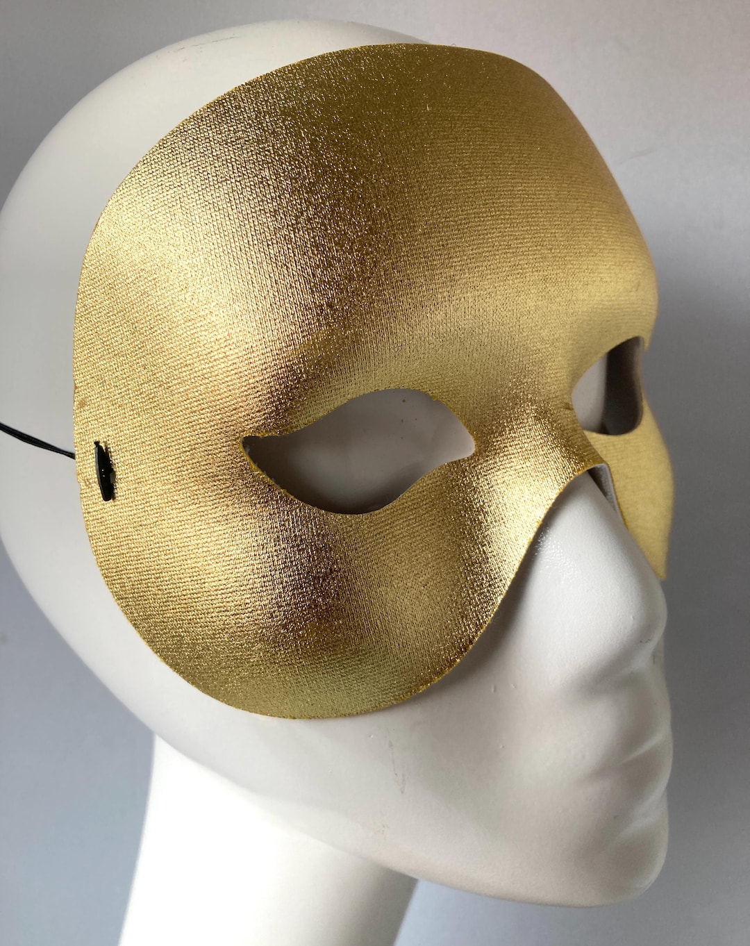 Simple Plain Gold Masquerade Mask Unisex - Etsy