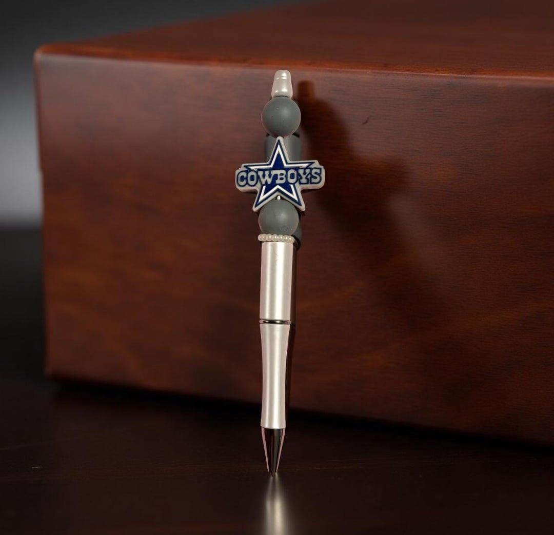 Dallas Cowboys Beaded Pen - Etsy