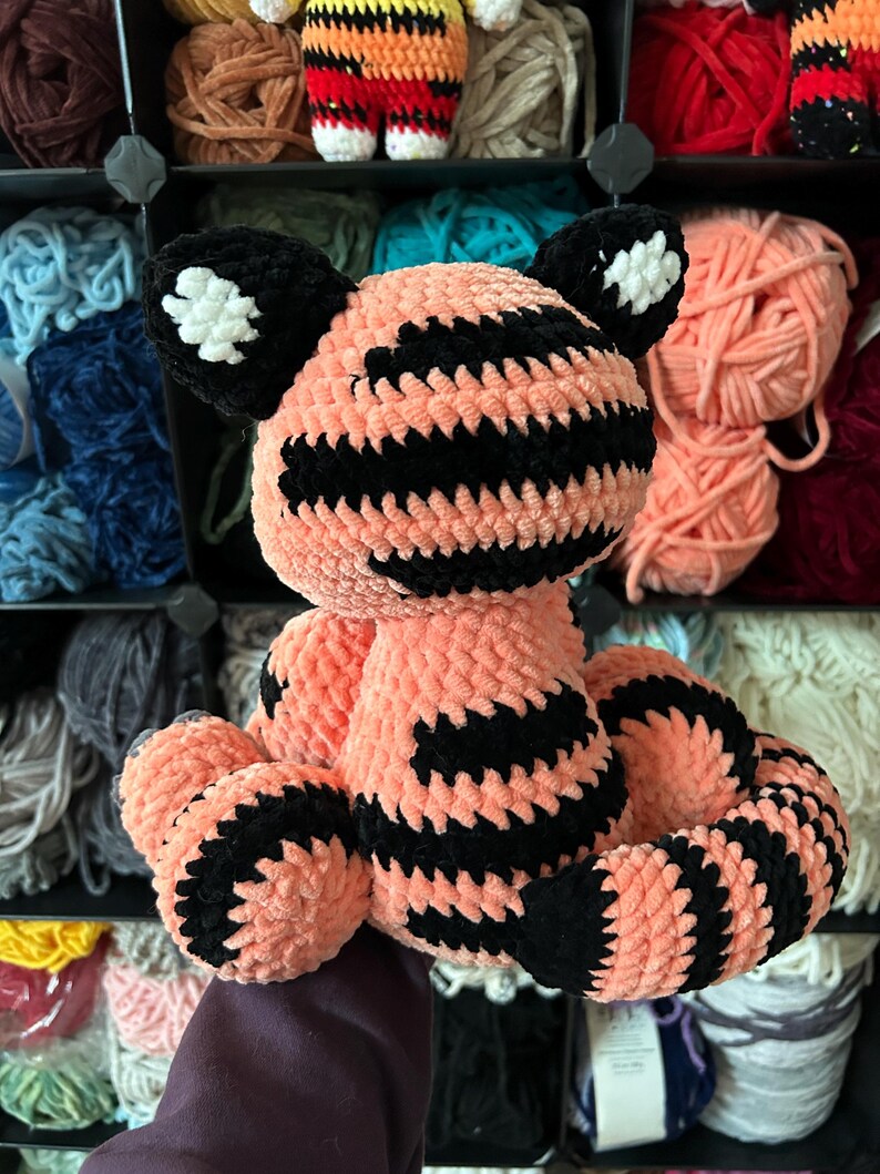 Tiggy the Tiger, Crochet Pattern, Tiger, PDF Crochet Pattern - Etsy