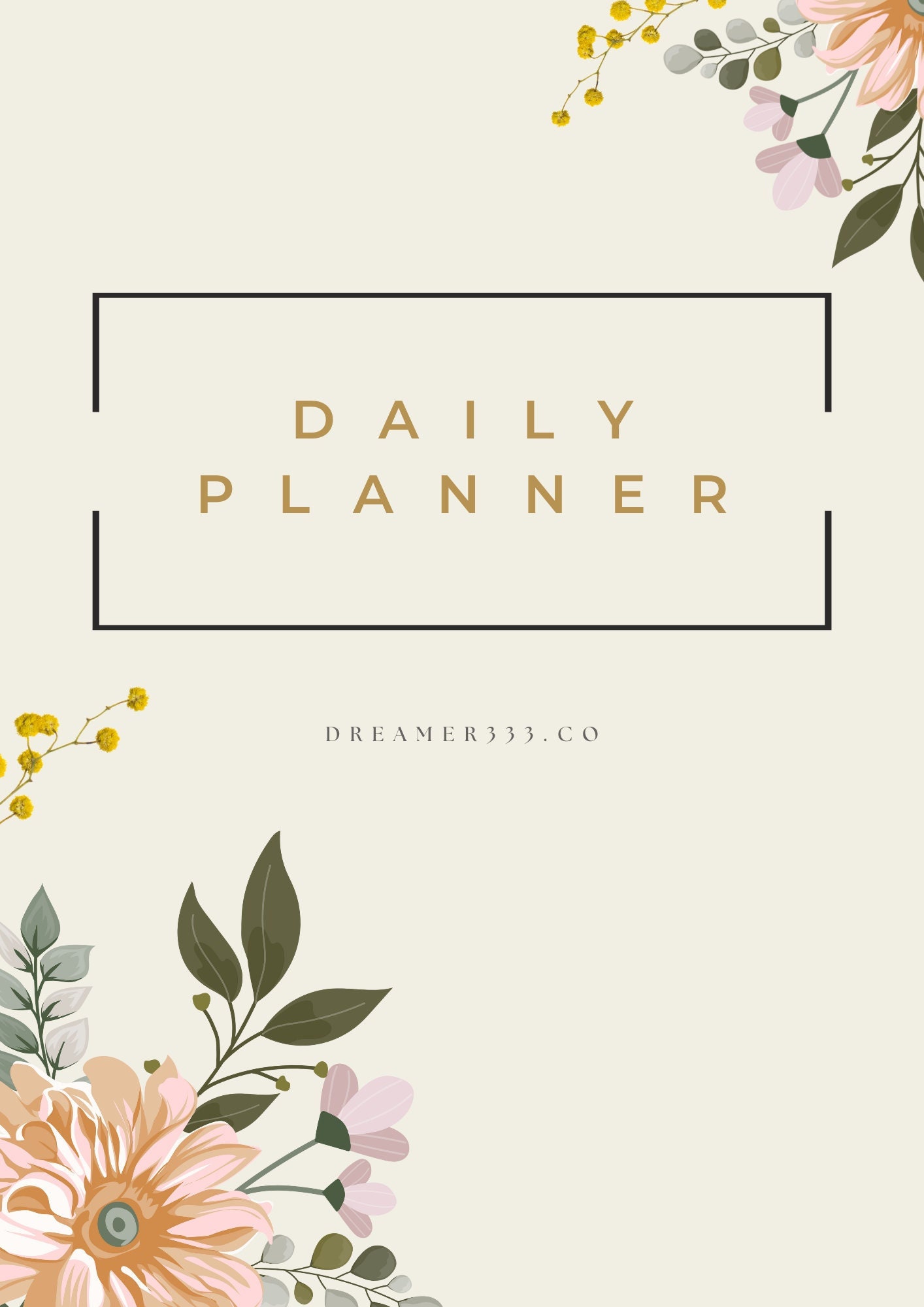 Daily Planner - Etsy