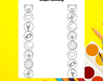 Preschool Pre-k Kindergarten Learning Bundle Printable Activity ...