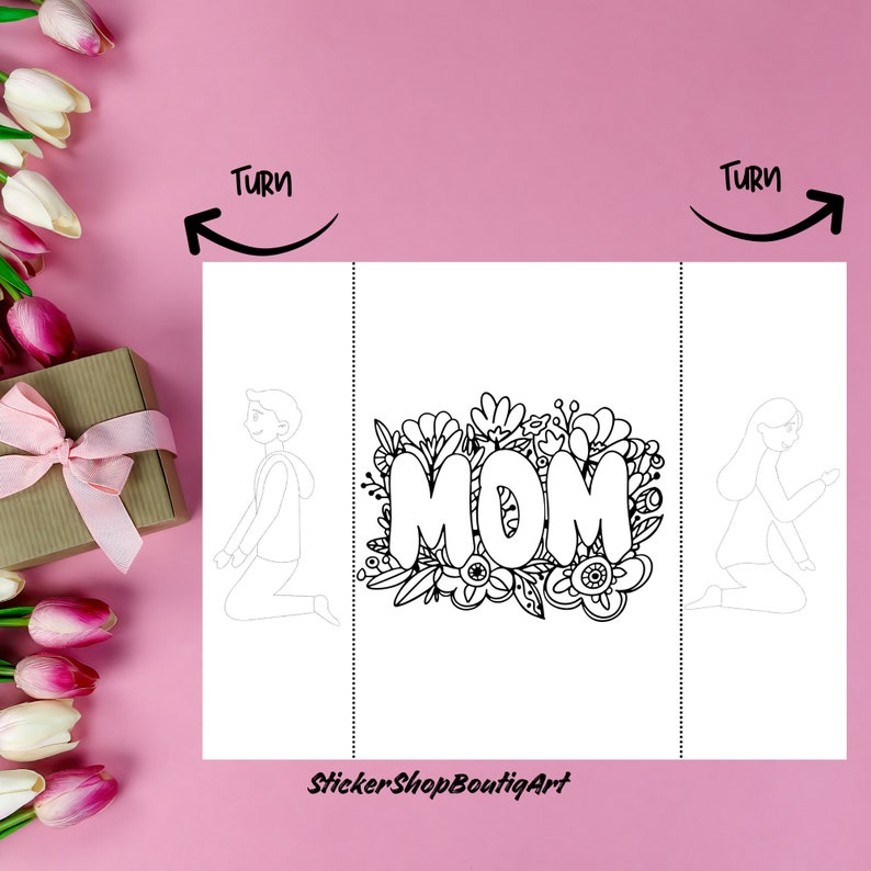 Mother's Day Printable, All About My Mom, Mothers Day Gift, Card for ...