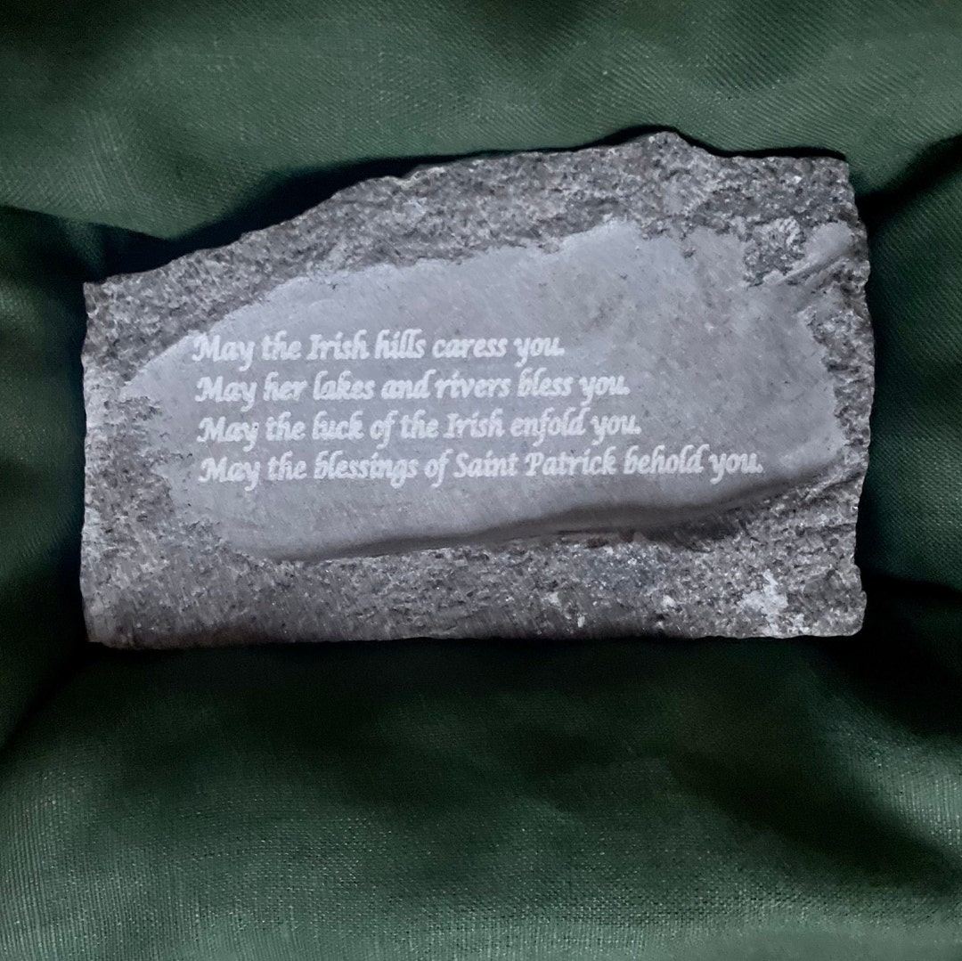 Engraved Irish Limestone - Etsy Canada