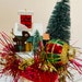 Vintage RELPO Santa Planter, Christmas Assemblage With Ornaments - Etsy