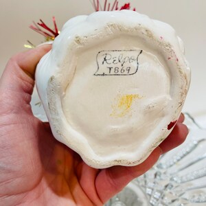 Vintage RELPO Santa Planter, Christmas Assemblage With Ornaments - Etsy