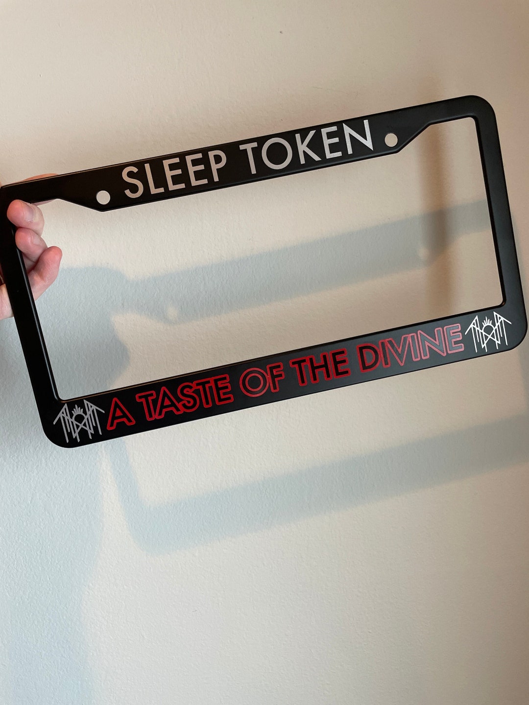 Sleep Token License Plate Frame - Etsy