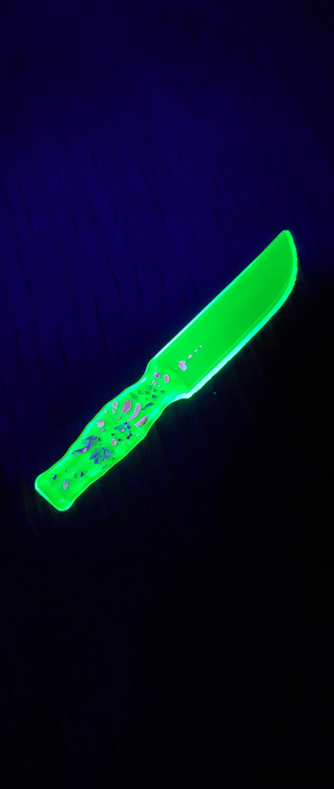 Vintage Green Uranium Glass 8.25x1.25 Fruit/cake Knife. Depression Era ...