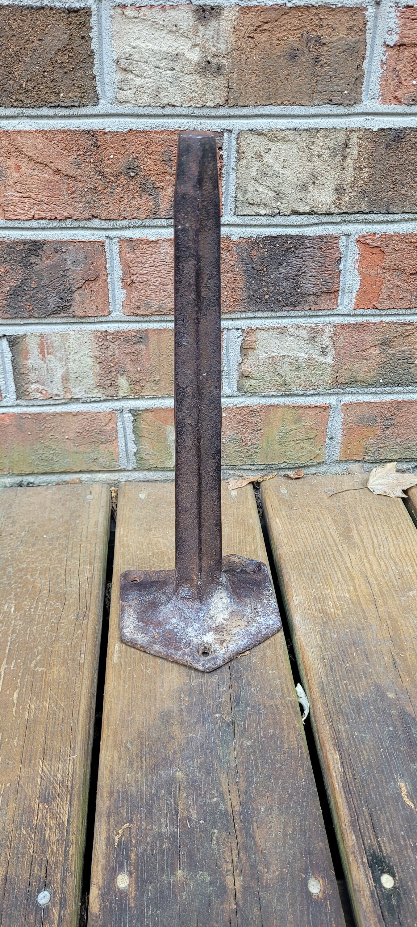 Cobblers Anvil With 13 Hexagonal Shaft. Vintage Cast Iron Primitive ...