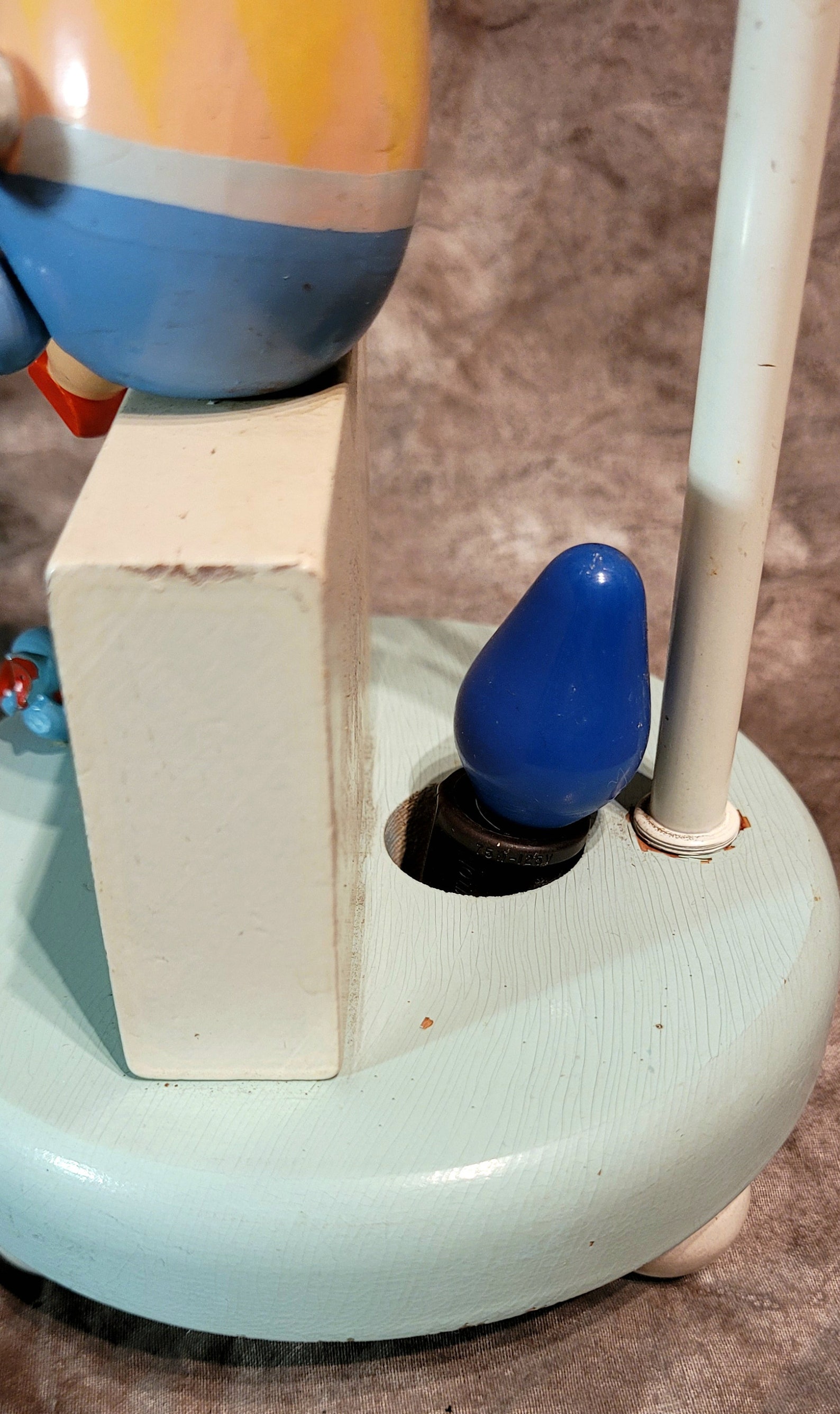 Vintage Wooden, Hand-painted Humpty Dumpty 3-way Lamp & Nightlight ...