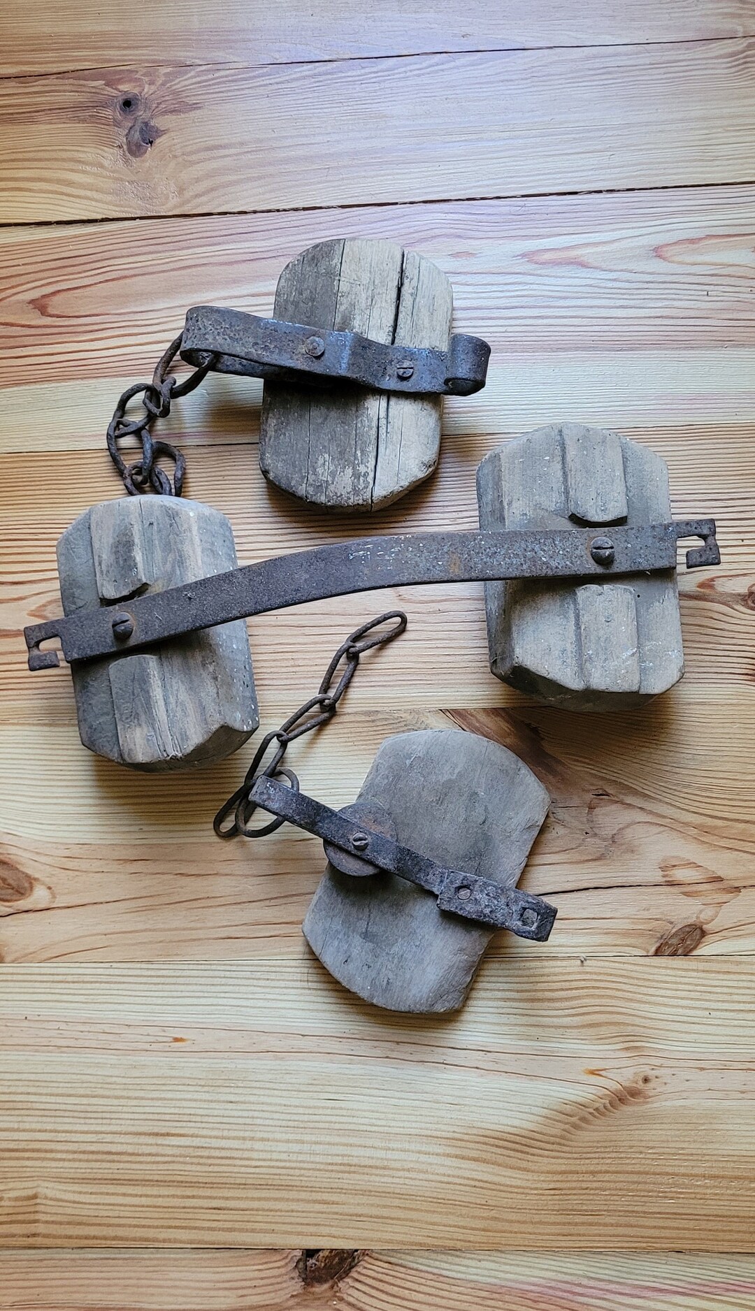 Interesting Lot Primitive Vintage/antique Farm Horse Equipment ...
